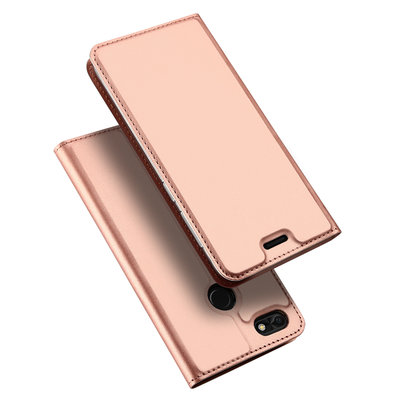 Huawei P9 Lite Mini Leather Phone Cases Rose Gold Color Huawei Y6 Phone Cases