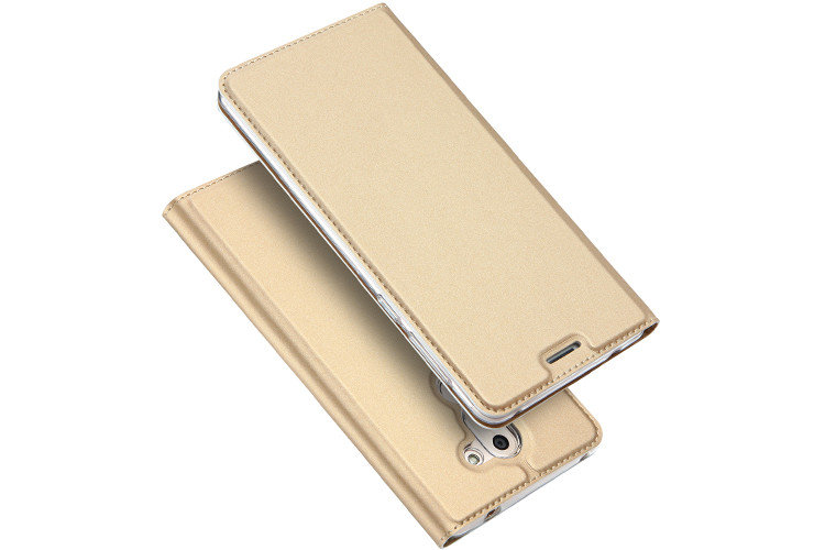 Gold Xiaomi Redmi 4 Phone Case , Xiaomi Leather Case With Stand Function
