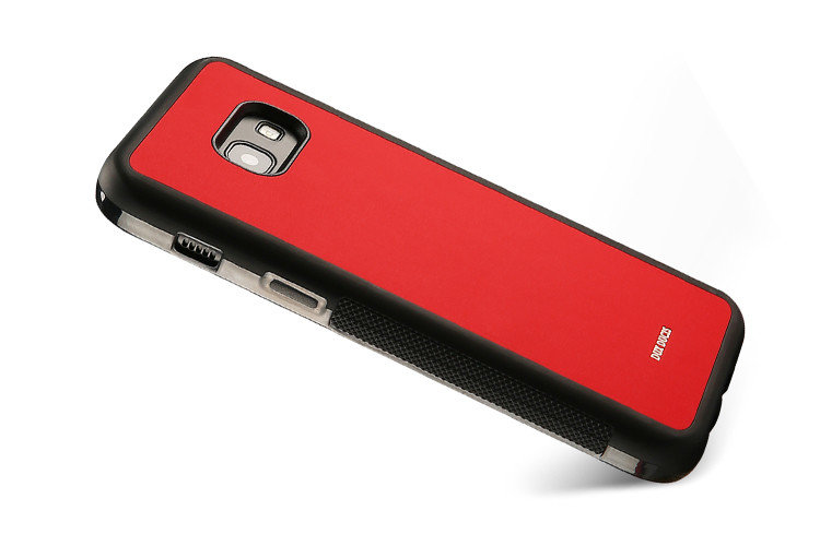 Soft PU Leather Galaxy A3 Phone Case , Red Samsung Galaxy A3 Back Cover