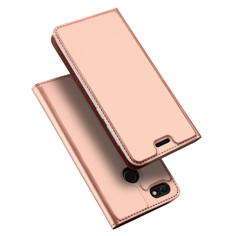 Huawei P9 Lite Mini Leather Phone Cases Rose Gold Color Huawei Y6 Phone Cases