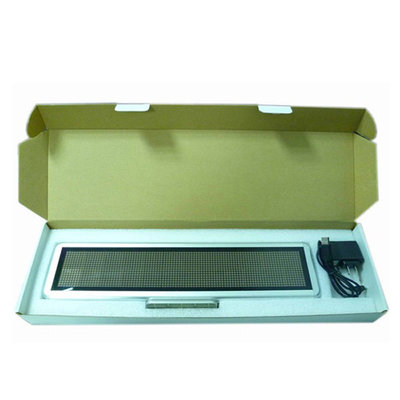 Yellow LED Scrolling Sign Programmable Display Advertising USB Reachargeable C1664Y
