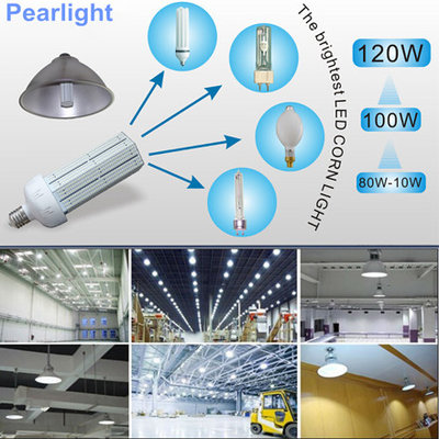 High Lumen 6000K 80 Watt Led Corn Bulb , E40 LED Corn Lamp Bulb Flame Retardant Material