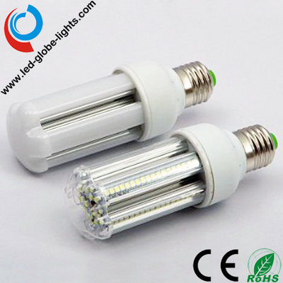 CE RoHS 450 - 500 Lumens, 84 SMD 3528 5W LED Corn Lamp E14 E27 with AC90 -250V Wide Voltage Input