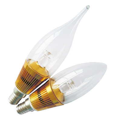 90, 100, 110 lm 3W E14 LED Candle Light for Candles Droplight and Wall Light Use