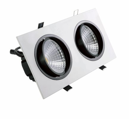 Epistar Cob 10 Watt Recessed Led Downlights Bathroom , Aluminum Alloy 2 x 5w