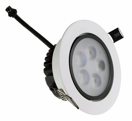 Epistar Chip 5W Led Ceiling Lights 425lm Black Aluminum Alloy High Brightness