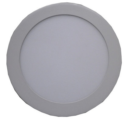 Round 3w Led Flat Panel Lights Ip44 Silver / White Ultra Slim With Ce And Rohs