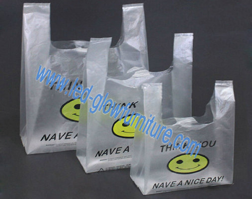 Eco Friendly Plastic Shopping Vest Bags, Manufacture Vest Biodegradable Plastic