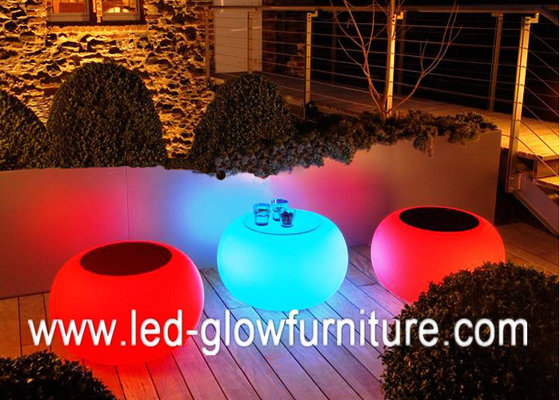 Fire - retardant Rechargeable LED Illuminated Table / cubes for night club ,  cabaret