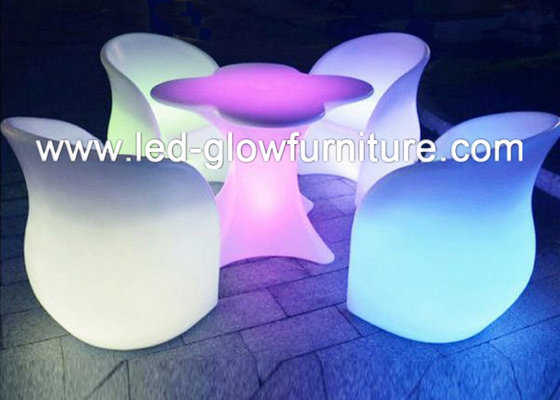 Waterproof illuminated Led Sofa and chair With Chargeable lithium battery For Bar