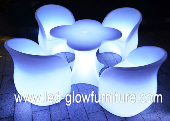 Chargeable LED Glow Furniture , led tables and chairs with Remote Controller for Bar
