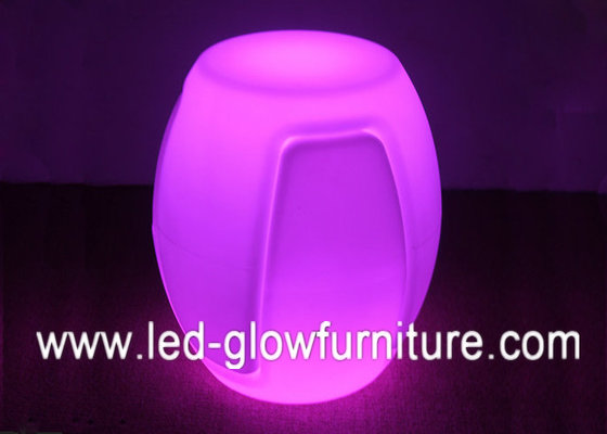 Rechargeable battery Plastic RGB Color led glow balls , glowing led bench