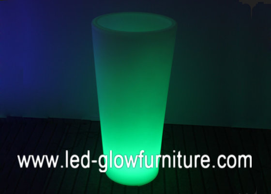 Low carbon illuminated decoration pillars wedding LED cylinder light for party / club