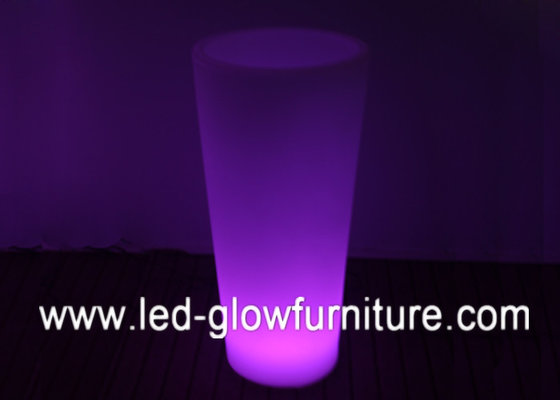Low carbon illuminated decoration pillars wedding LED cylinder light for party / club