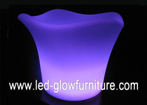 Polyethylene Plastic led champagne bucket  lighting for club / events / party