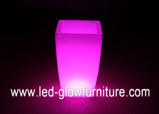 Different Size PE Plastic LED Ice Bucket lights / flower pot , led wine cooler / Beer Barrel