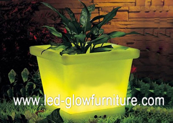 Multi - purpose LED Flower Pots container / vase cube or bucket with remote control