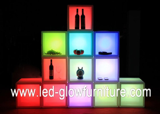 Free combination Containers cleanable LED Cube Furniture with Remote Controller