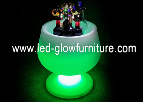 Eco - Friendly Waterproof LED Ice Bucket With 16 Colors Changing for Wedding , Pool