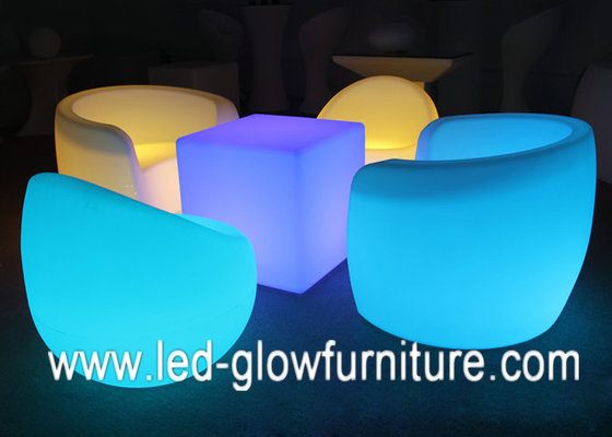 88CM * 67CM * 66CM LED illuminated glowing chair for coffee shop , bar KTV , nightclub
