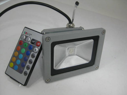 Epistar LED Floodlighting, 10W RGB Outdoor LED Flood Lighting With IR and RF Remote Controller