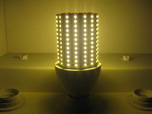 E40 15W Corn LED Lamp 216pcs Epistar SMD 3528 LED Warehouse /  Hotel / Household Lighting 1450LM
