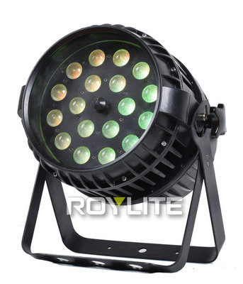 LED Par lights Waterproof IP65 18 x 10w RGBW 4 in 1 Beam Angle Zooming 10°- 60°