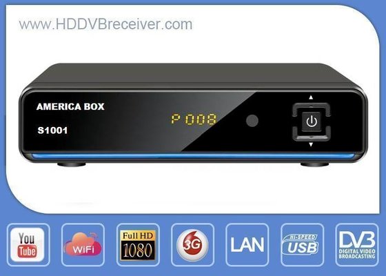 America Box S1001 HD DVB-S2 Satellite Receiver With IKS Support 30w 61w 70w satellite