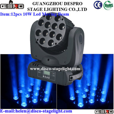 12pcs*10W LED Moving Head Wash with Beam , Concert Stage Light