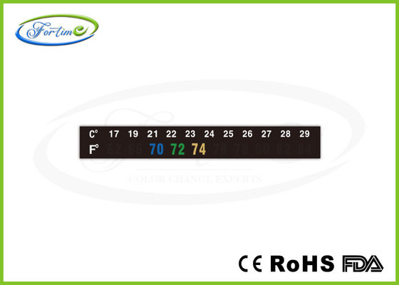 Fish Tank Liquid Crystal LC Aquarium Thermometer Card eat Sensitive 17 ~ 29 ℃