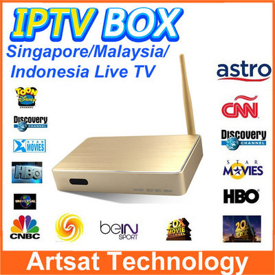 Malaysia HD IPTV Set Top Box ASTON X8 ASRTO IPTV Android Box Support 156 Channles For Malyasia Singapore Indonesia