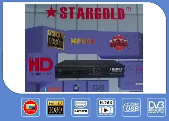 STARGOLD DVB S2 Satellite Receiver / Internet TV Decoder Open TNTsat on 19.2E