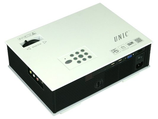 1500 Lux Unic Portable LED Projector Home Theater Cinema Mini Beamer