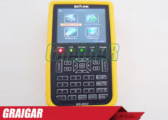 Home TV Satellite Finder Meter WS6922 32 Bit Processor 133MHz Receive DVB-S / DVB-S2 Signal