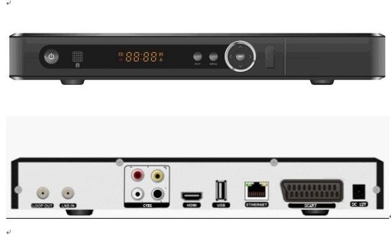Multi-language DVB-T / T2 Digital Terrestrial Receiver HD With Conax CA, 2000 Channels