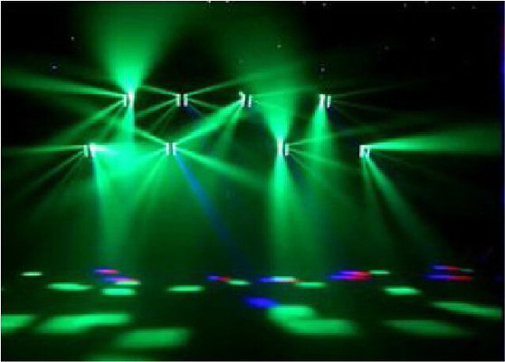 Single White Or 4 In 1 RGBW LED Moving Head Beam Light Cree Bulb 8Eyes Spider DMX Stage Lighting