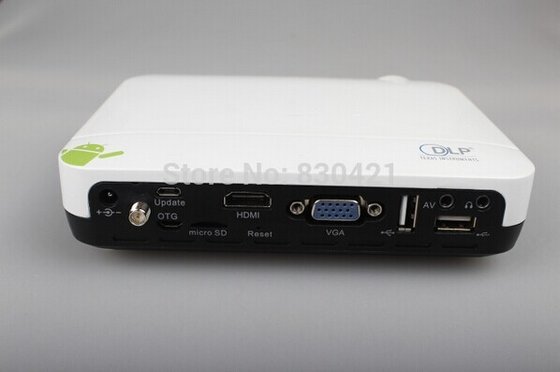 Smart DLP LED Mini Projector with 3D WiFi For Home Theater Portable Projectors