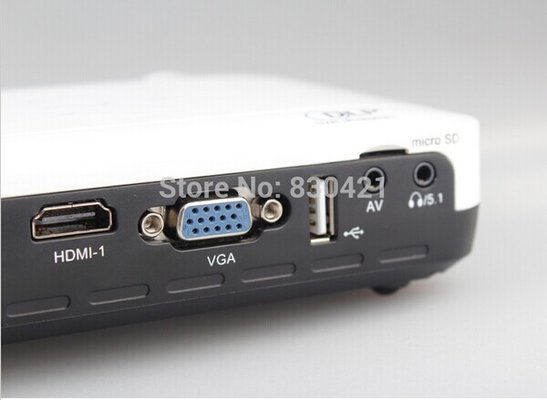 DLP Beamer LED Mini Projector Multimedia Projector Q Shot1 With Full 3D