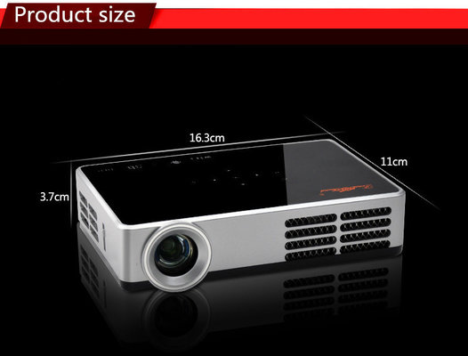 500 ISO Lumens Smart LED Projector mini 3D WiFi Beamer in Russian / German Full HD