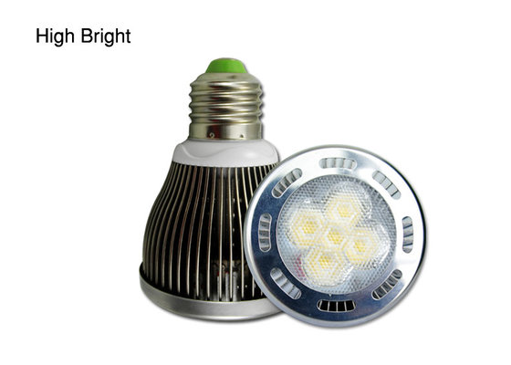 High Power 5W 392lm 3700 - 5000K E27 / E26 LED Par Light Lamps For Mood Lighting