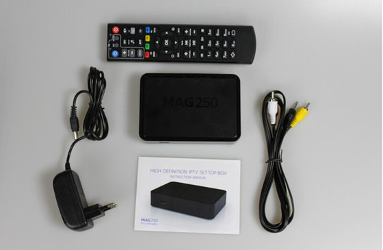 MAG250 Linux Android IPTV Set Top Box 1080P HD Remote Control Smart Android TV Box