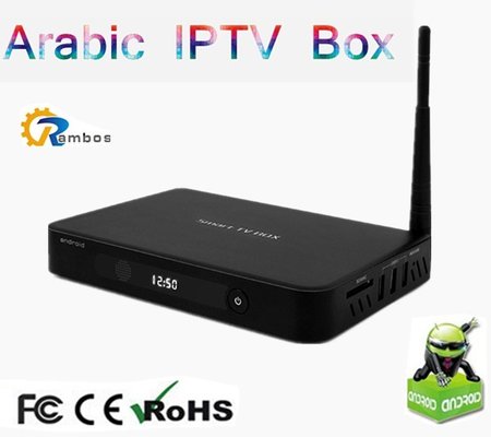 Wireless AmlogicS802 Quad Core Arabic IPTV Box Google Android Smart TV Set Top Box