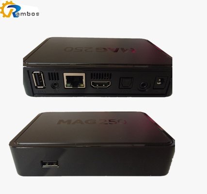 Linux MAG250 Arabic IPTV Box with Media JavaScript API , High Definition Television Set Top Boxes