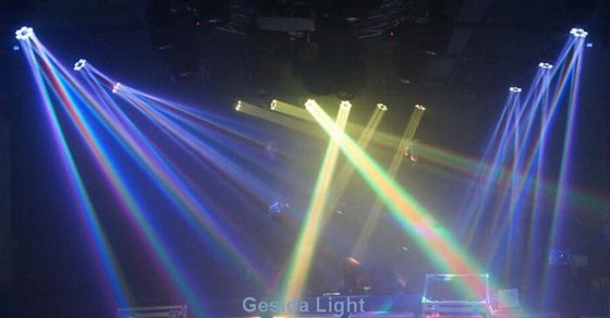 6pcs 10W RGBW 4IN1 mini Bee Eye led moving head beam light