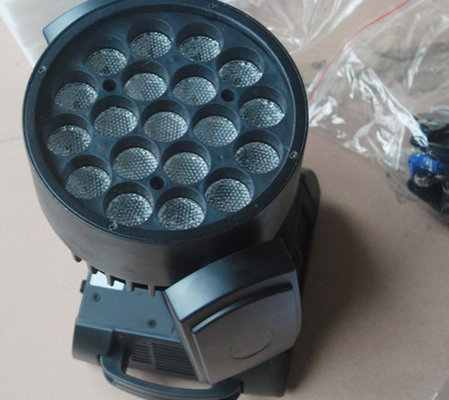 LCD LED Moving Head Lights , Indoor LED Moving Head Wash 19x10W