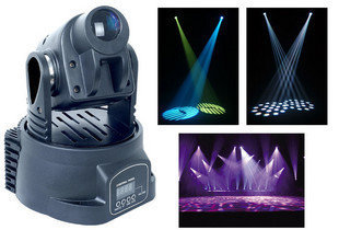 Ballroom Mini LED Stage Spotlights DMX512 15W Moving Head Stage Light