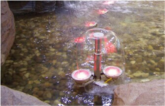 Casting SS304 DMX512 LED Underwater Fountain Lights , DC 24V 2700k - 6500k LED Par Lights