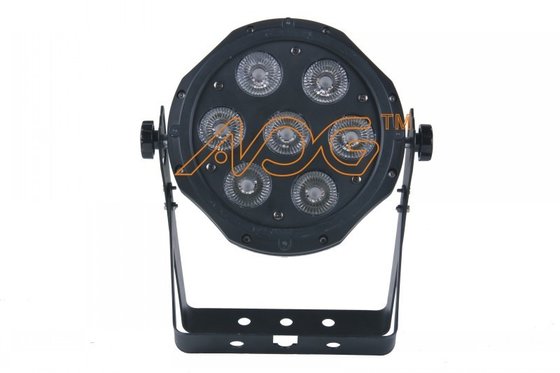 10CH 7 Pieces Led Par Lights 12W Six in One Three Pin- XLR High Brightness LED