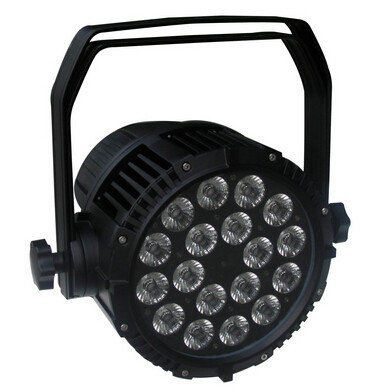 Super bright DMX 512 Disco LED PAR Lights 18 X 5 IN 1 RGBW Stage Lamp