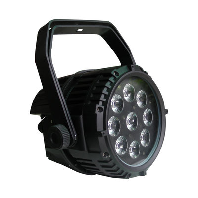 Super Bright DMX 512 Disco LED PAR Lights 9X 5 IN 1 RGBWA Stage Lamp